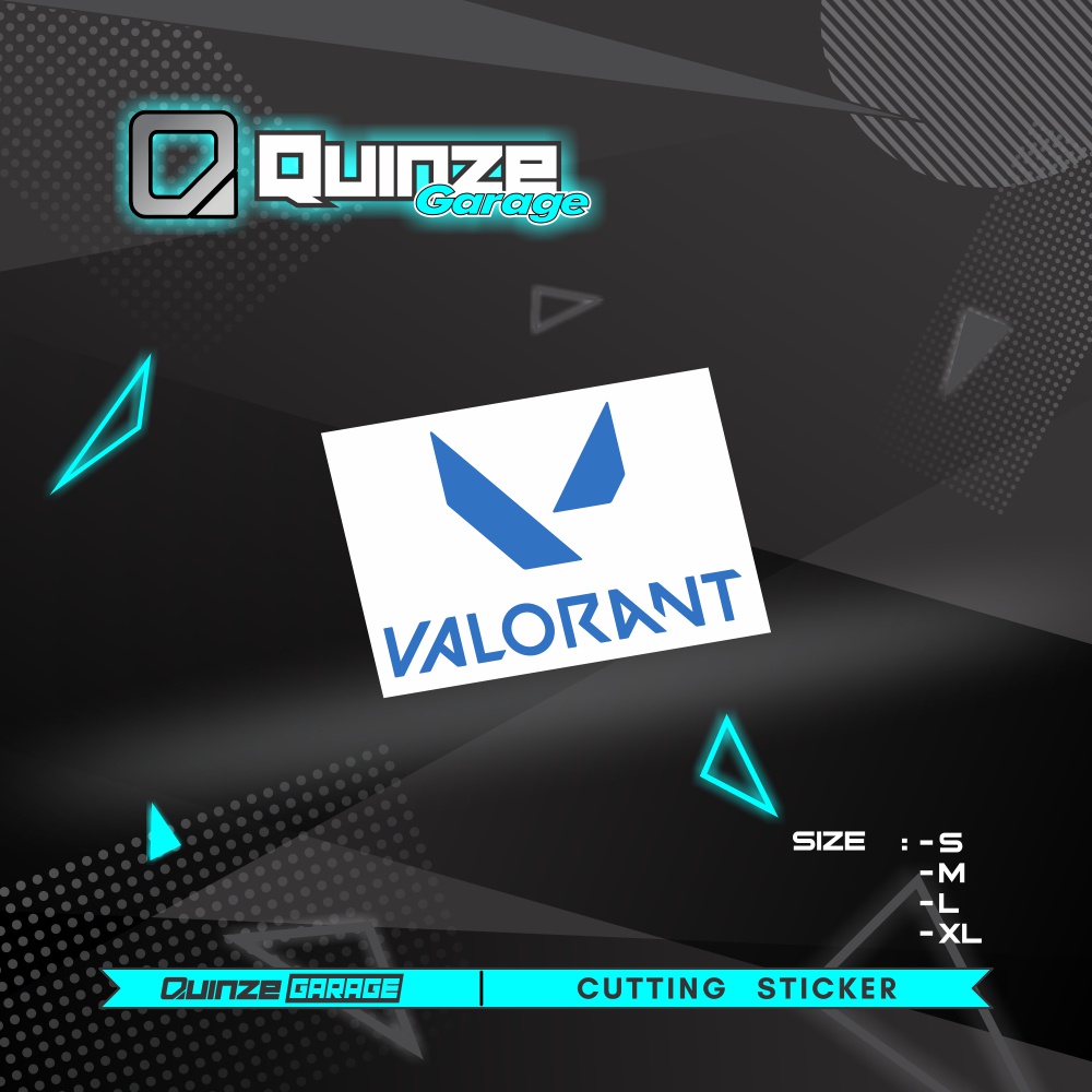 Jual Stiker Valorant + Logo | Sticker Valo | Cutting Sticker Valorant ...