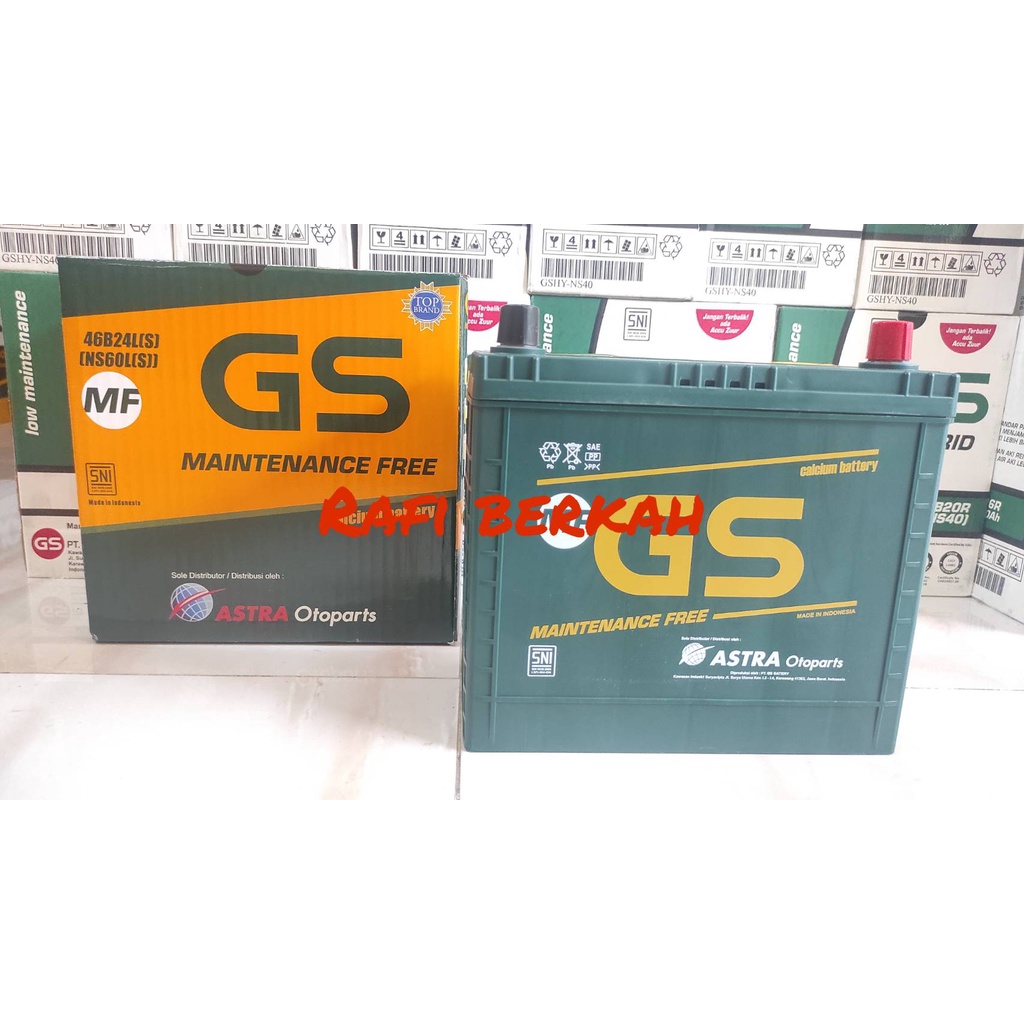Jual Aki Mobil Toyota Kijang Innova GS astra MF NS60LS Aki Kering 45Ah | Shopee Indonesia