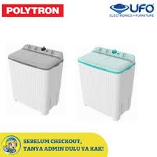 Jual MESIN CUCI 2 TABUNG POLYTRON 7KG PWM7076 | Shopee Indonesia