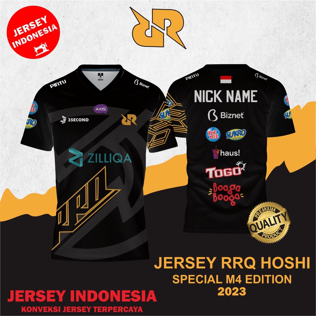 Jual JERSEY RRQ HOSHI SPESIAL M4 EDITION BAJU OLAHRAGA KAOS GAMING ...