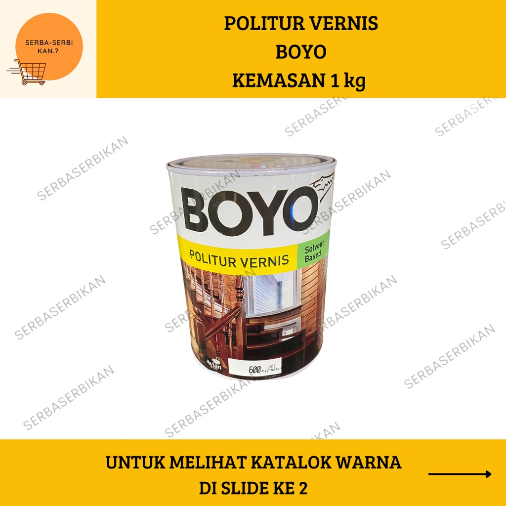 Jual PELAPIS BOYO POLITUR VERNIS PERNIS SERAT KAYU SOLVENT BASE AVIAN ...
