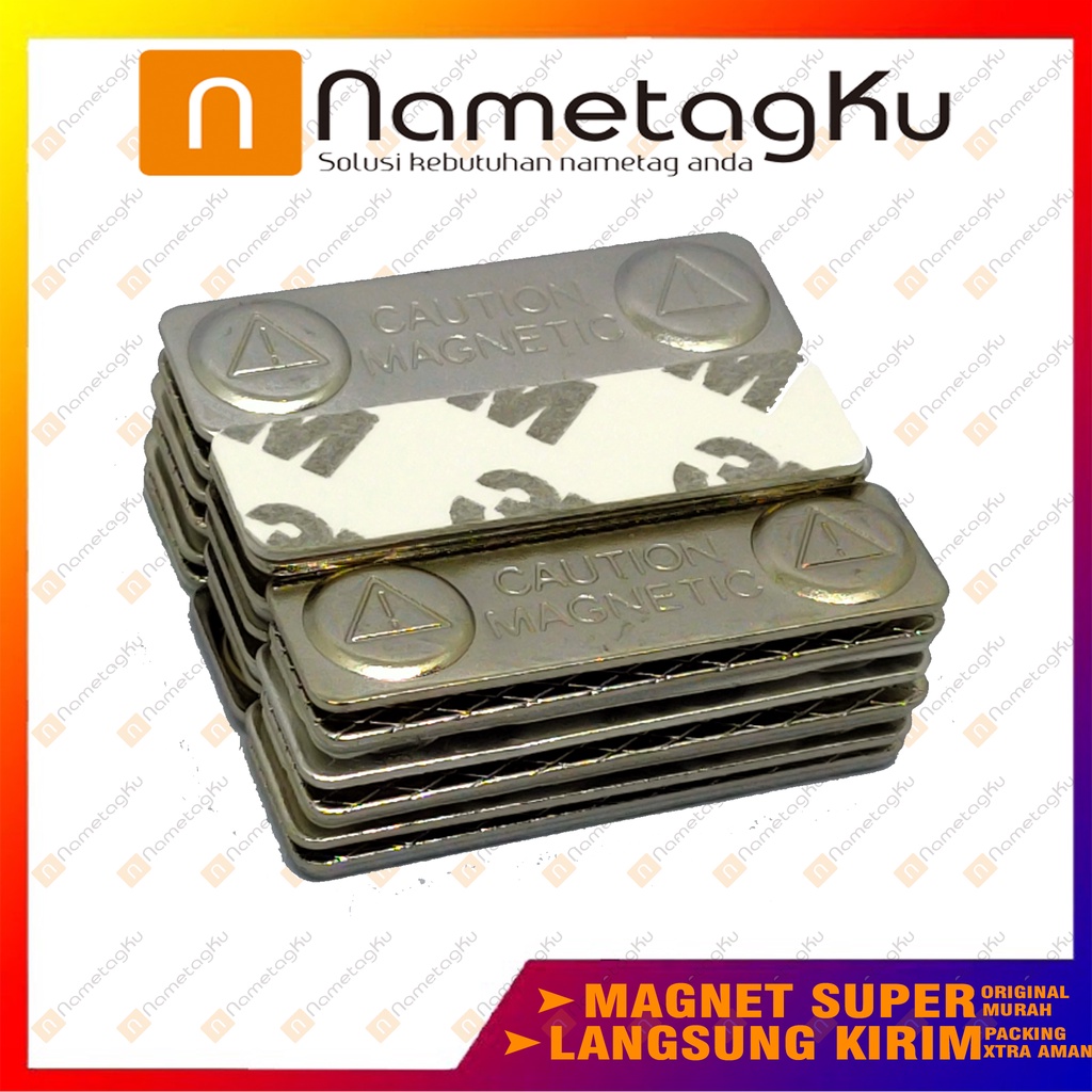 Jual Magnet Nama Dada/ Nametag /Caution Grade Super | Shopee Indonesia