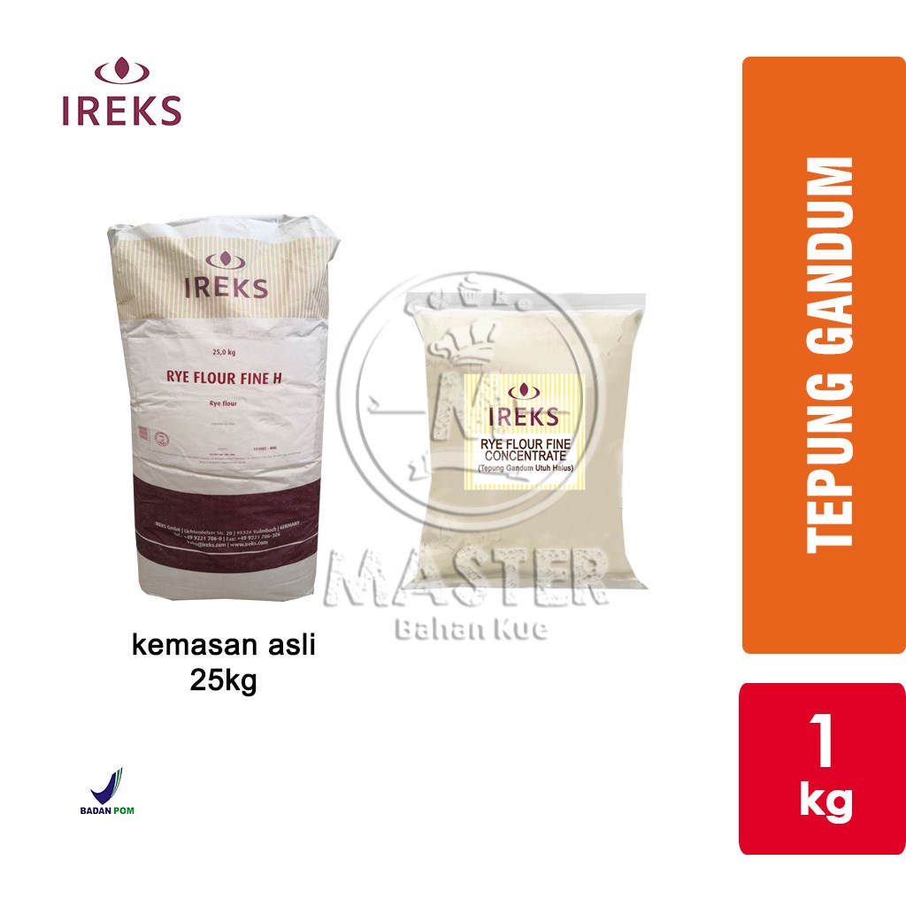 Jual Tepung Gandum Ireks Rye Flour Fine Concentrate [1 Kg] | Shopee ...