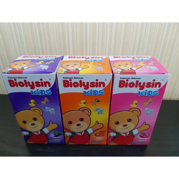 Jual Biolysin Kids All Varian 30 Tab | Shopee Indonesia