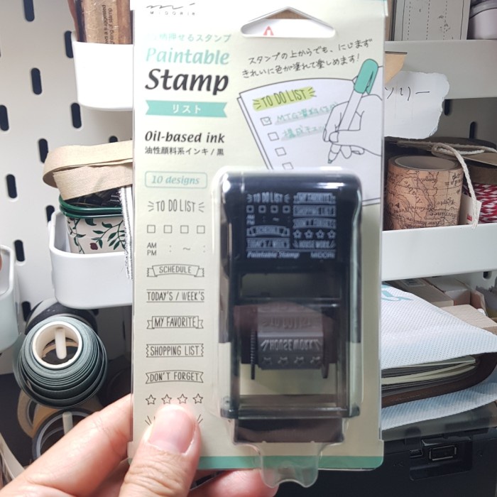 Jual Stm Midori Stamp, Rotating, Self Ink, Utk Schedule, Journaling ...