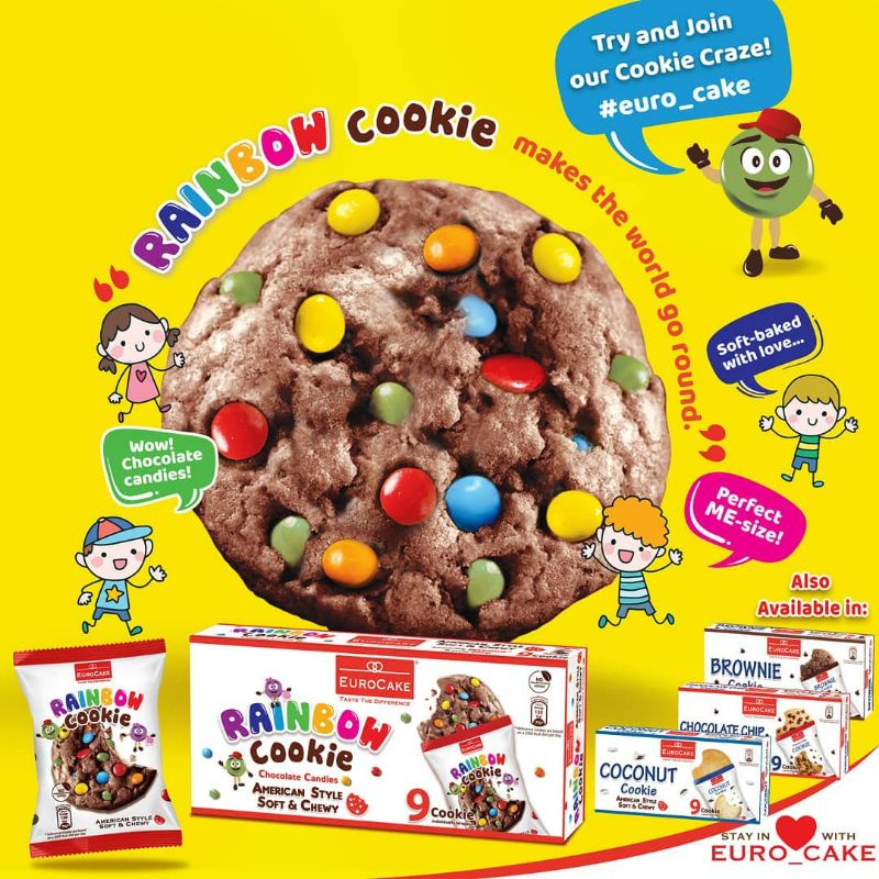 Jual Eurocake American Style Soft and Chewy Cookie Halal Dubai ...