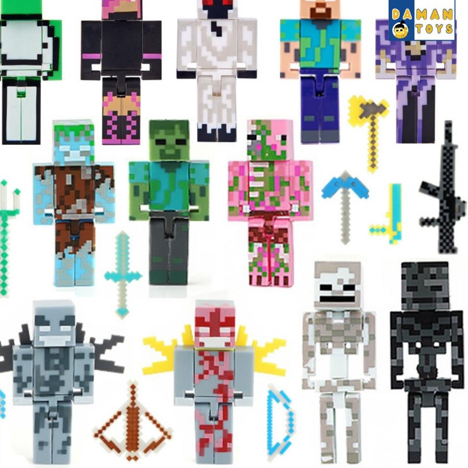 Jual MODEL BARUS♔ Bricks Mini Figure Mine craft/Figure mine craft ...