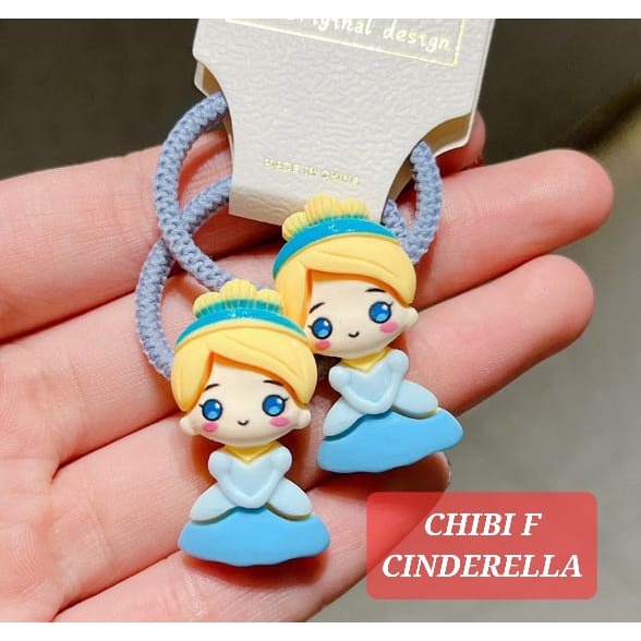 Jual KARET RAMBUT CHIBI PRINCESS ASKSESORIS RAMBUT ANAK CEWEK KOREA ...