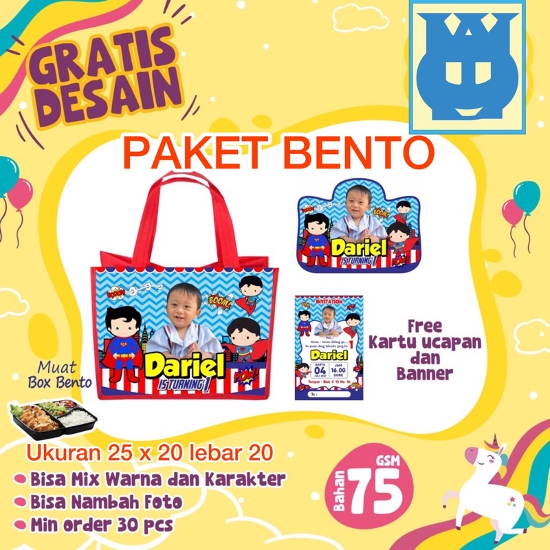 Jual Paket Ulang Tahun Bento / PAKET BENTO | Shopee Indonesia