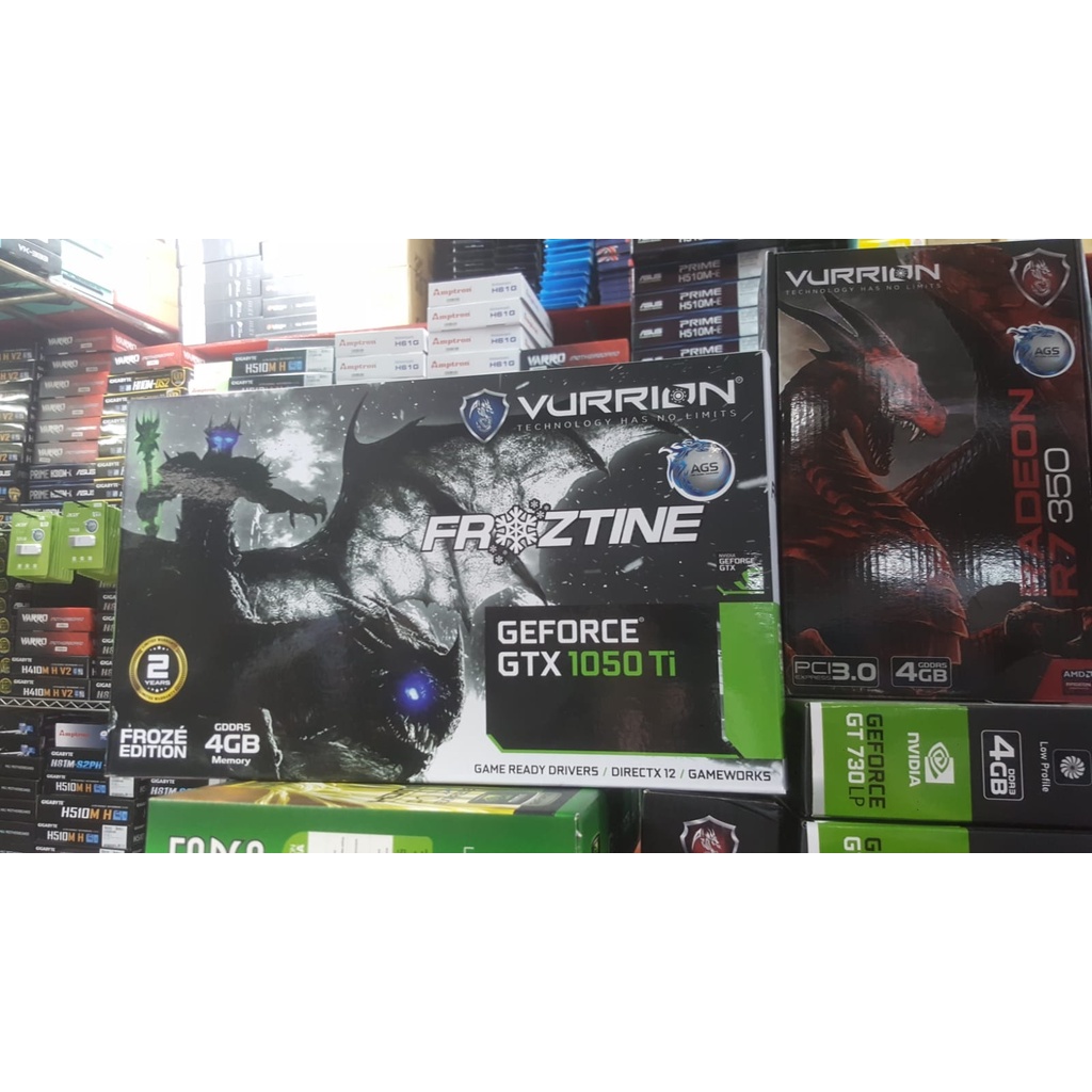 Jual VGA GTX 1050Ti DDR5 4GB 128BIT VURRION DirectX 12 | Shopee Indonesia