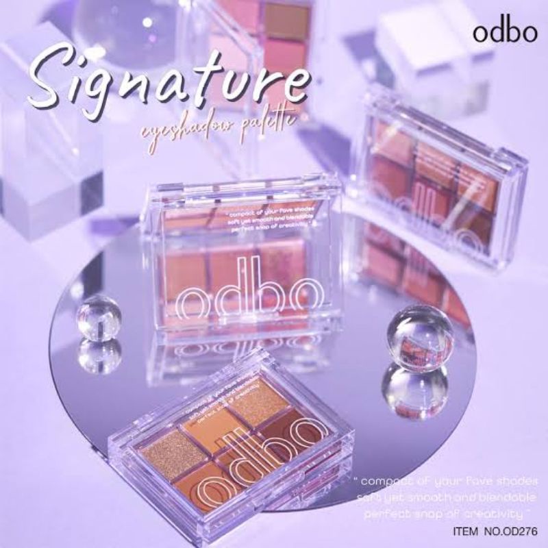 Jual ODBO Signature Eyeshadow Palette Odbo OD276 | Shopee Indonesia