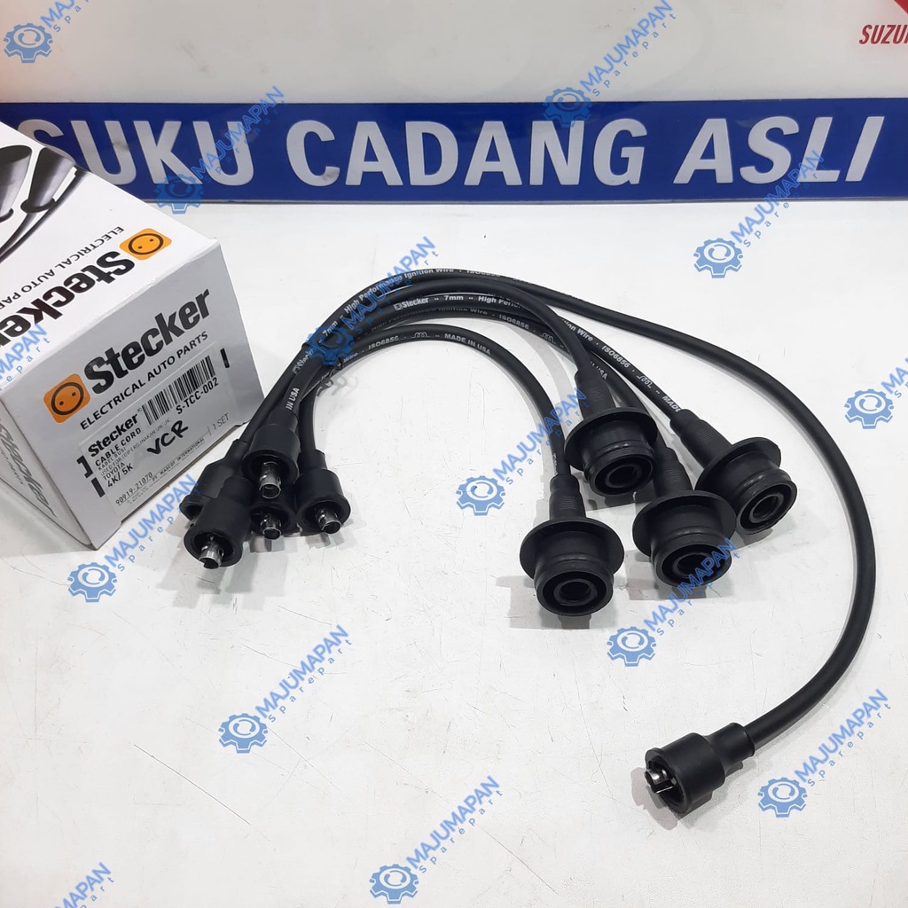 Jual CABLE CORD KABEL BUSI TOYOTA KIJANG 4K 5K SUPER STECKER | Shopee ...