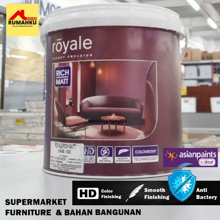 Jual CAT TEMBOK INTERIOR - CAT INTERIOR - CAT TEMBOK ROYALE RICH MATT 2 ...
