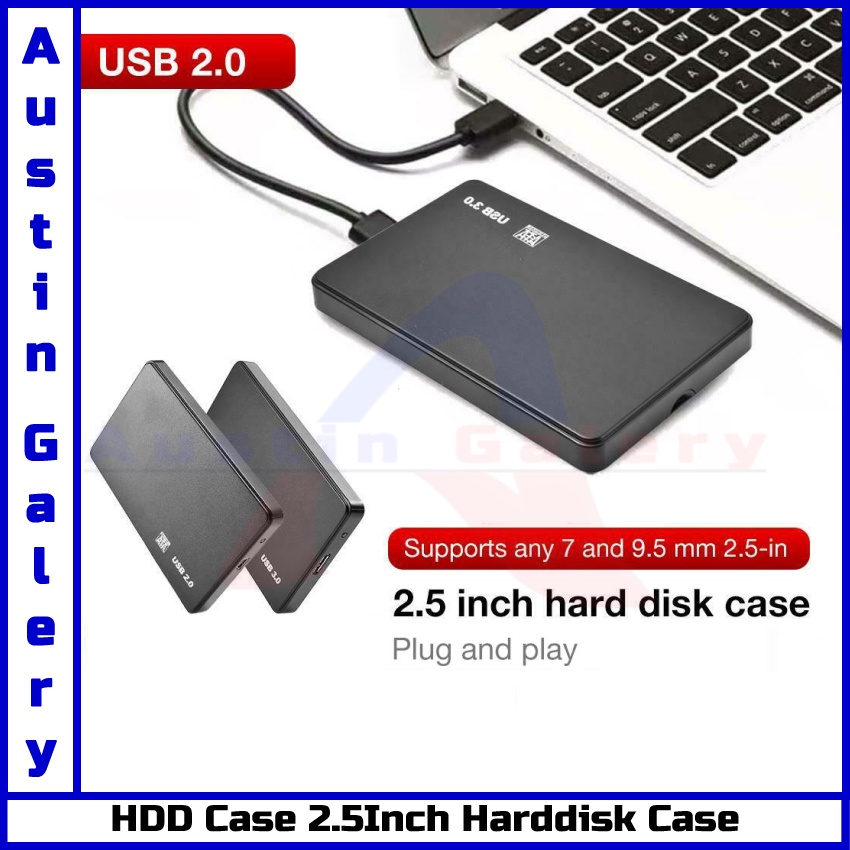 Jual HDD Case 2.5 USB 3.0 SATA Hard Drive External Casing HDD SSD Untuk ...