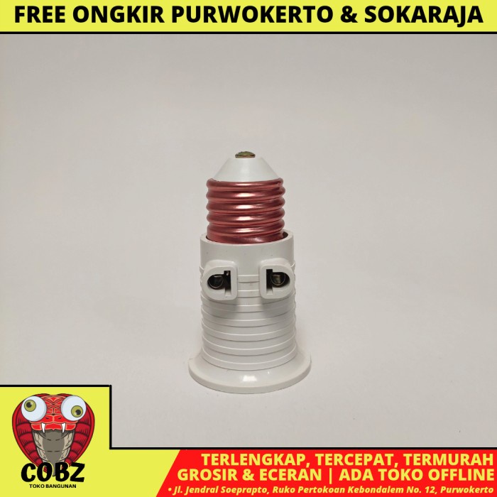 Jual MIKOTEK Fitting Lampu Kombinasi Socket Stop Kontak Per Pcs ...