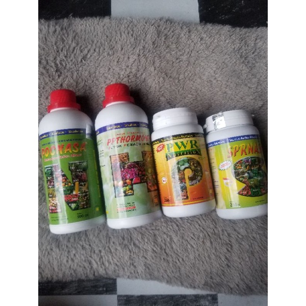 Jual PAKET PUPUK ORGANIK NASA KOMPLIT, POC NASA 500cc SUPERNASA 250 ...