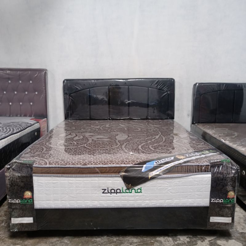Jual (CO KHUSUS J&T) KS SPRINGBED SINGLEBED / MAXIBED ZIPPLAND PLUSTOP (DIVAN NEMPEL) | Shopee ...