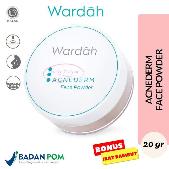 Jual WARDAH Acnederm Face Powder 20gr | Shopee Indonesia