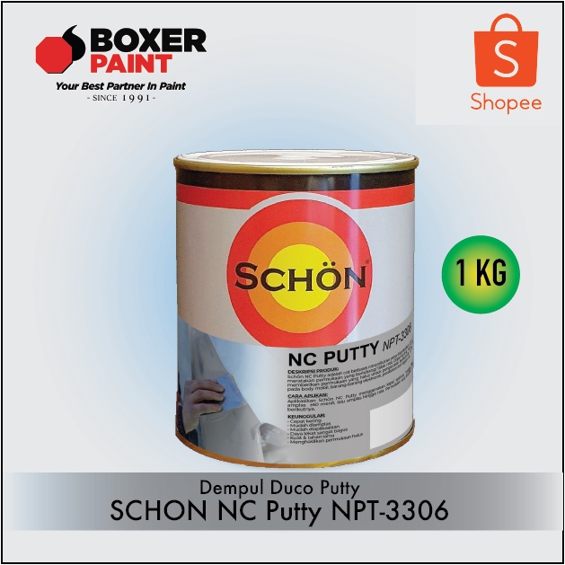 Jual SCHON NC Putty NPT-3306 (1 KG) Dempul Kayu | Shopee Indonesia