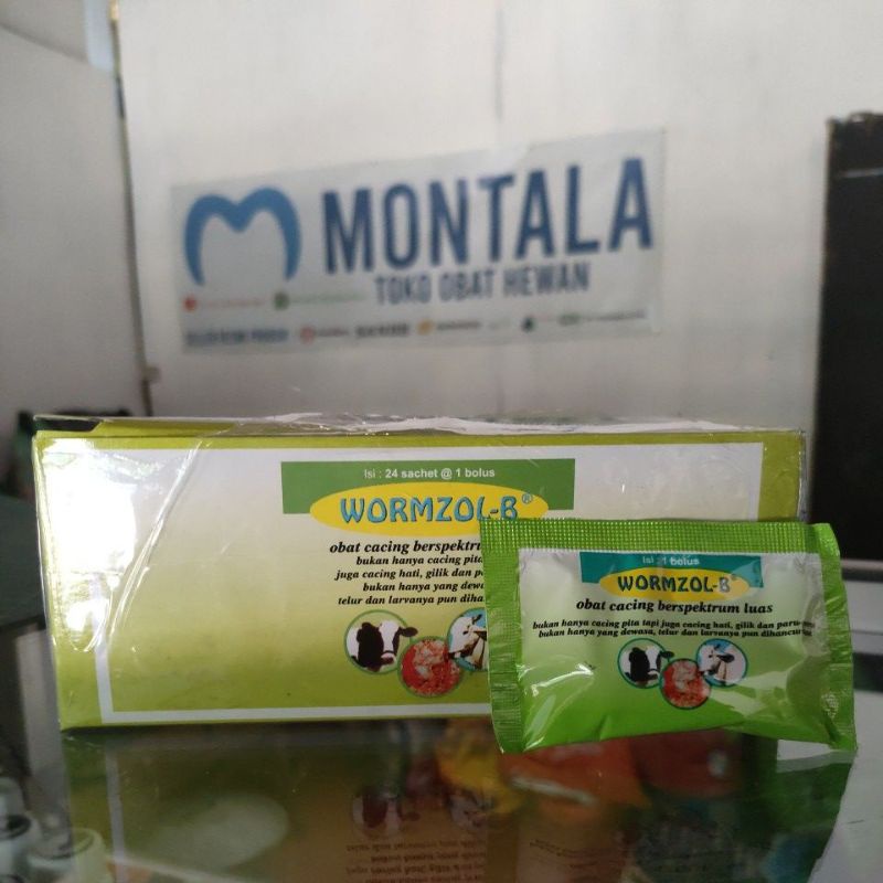 Jual WORMZOLE BOLUS 1 BOX ISI 24 PCS OBAT CACING TABLET MINUM HEWAN SAPI KAMBING KUDA KERBAU ...