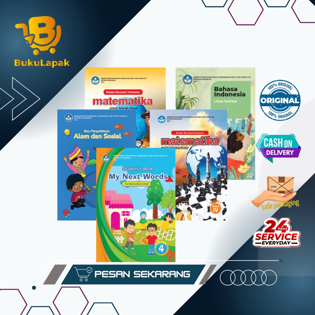 Jual Buku Kurikulum Merdeka Kelas 4 SD, Buku Merdeka Belajar Kelas 4 SD ...