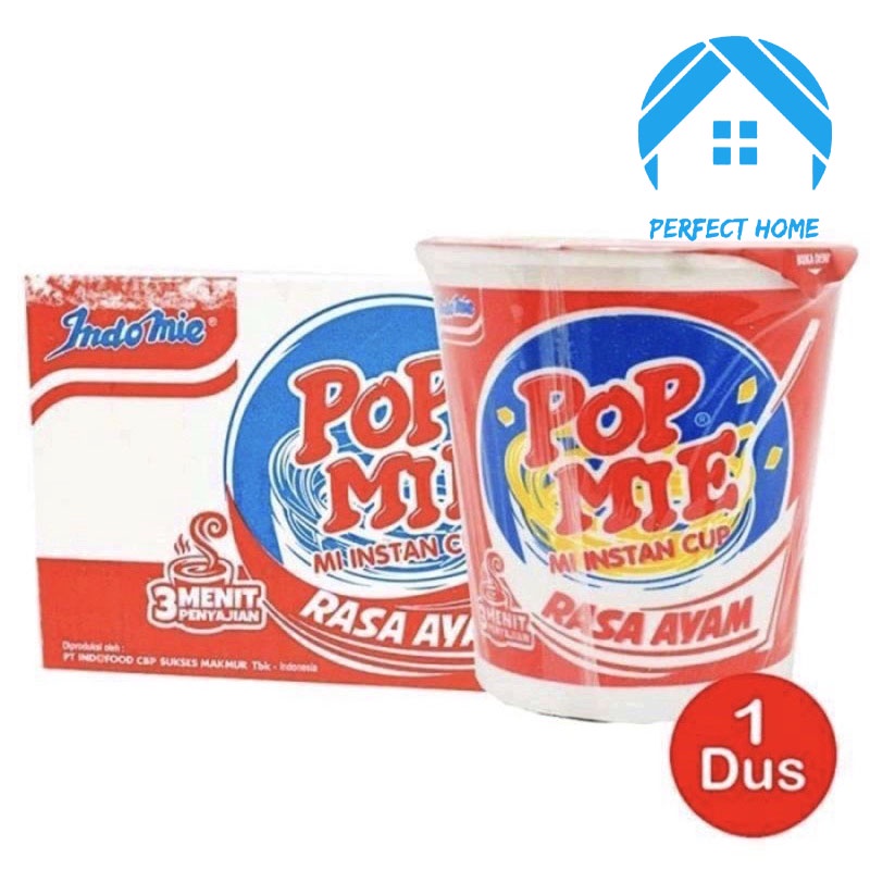 Jual POP MIE 1 DUS = 24 PCS & 12 PCS INSTANT [PERFECTHOME] | Shopee ...
