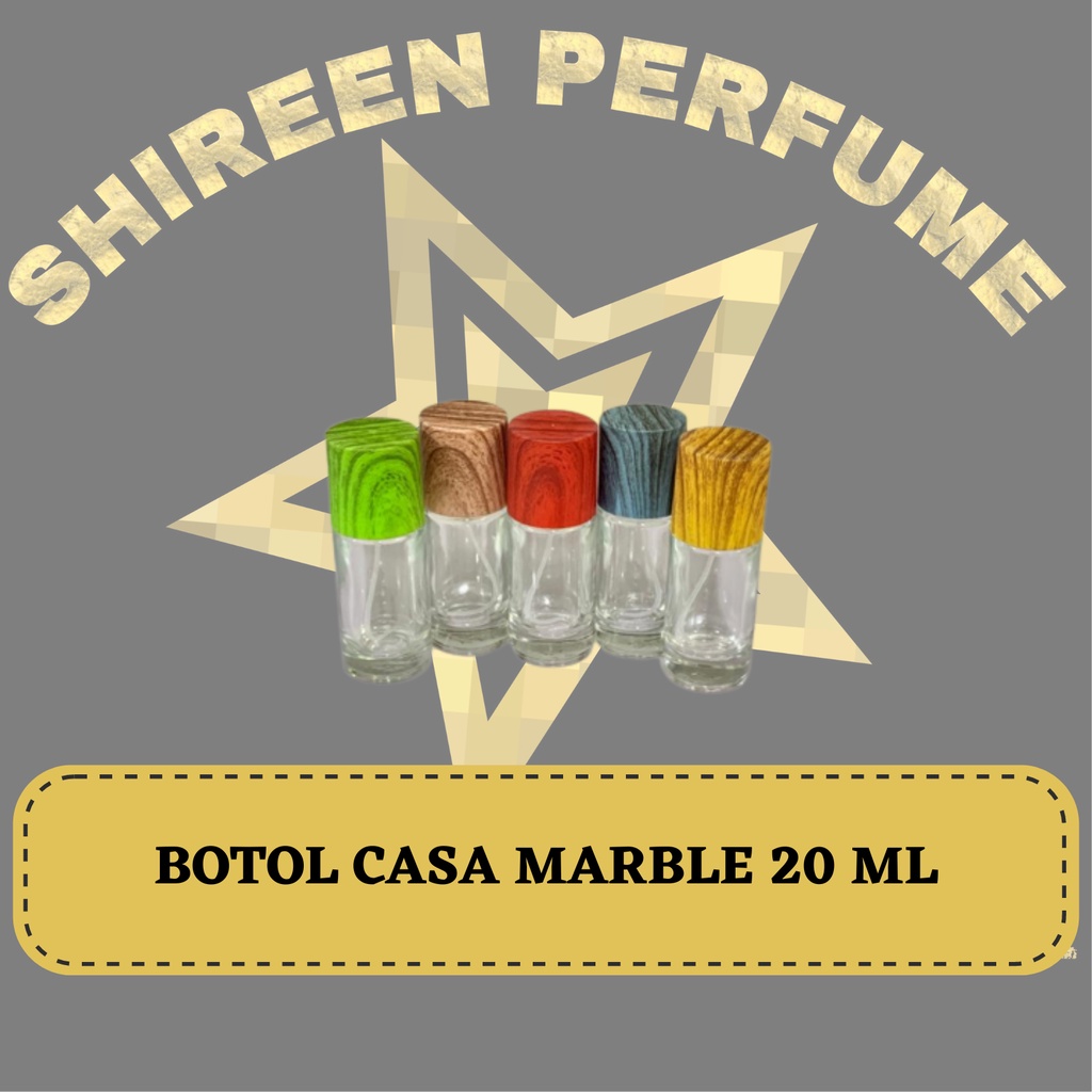 Jual BOTOL CASA MARBLE 20 ML (1 LUSIN) | Shopee Indonesia