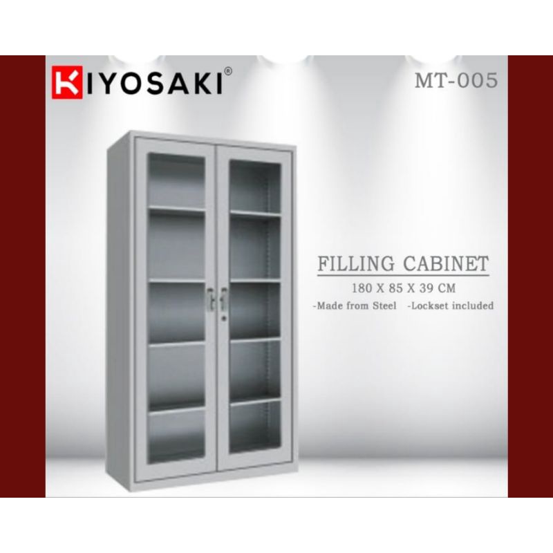 Jual filling cabinet steel besi uk.180x85x39cm/lemari besi /lemari ...