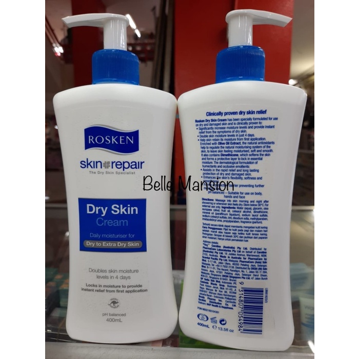 Jual Rosken Skin Repair for Dry Skin 400ml - 400ml BOTOL | Shopee Indonesia