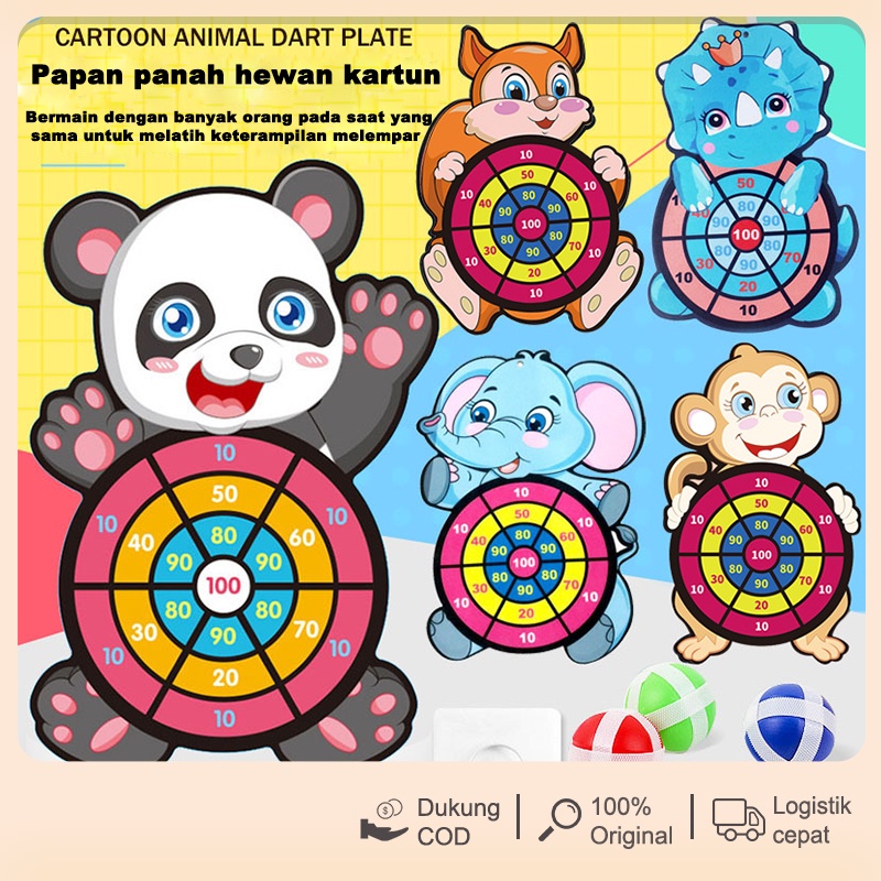 Jual [COD] Target anakmelempar papan panah set / mainan pendidikan ...