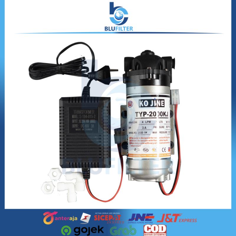 Jual POMPA RO BOOSTER PUMP KOJINE 48 VDC 48 VOLT KJ 2000 + ADAPTOR (SET ...