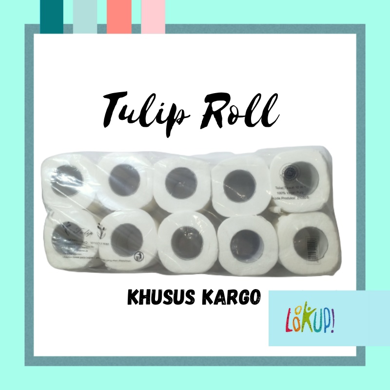 Jual KARGO Tisu Toilet Bathroom Roll Non Emboss / Tisu Toilet Tulip ...