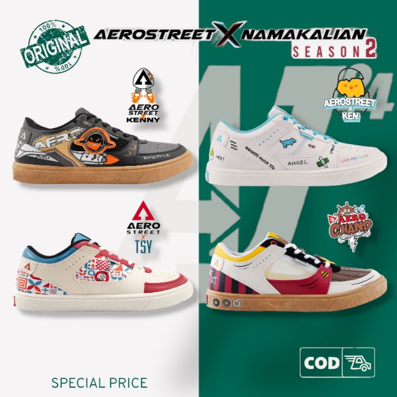 Jual Aerostreet X NamaKalian S2 ONE PIECE KEN TSY Sepatu Sneakers ...