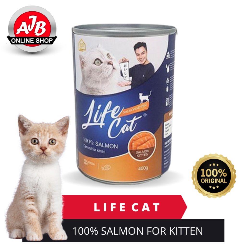 Jual LIFE CAT KITTEN MAKANAN BASAH KUCING 400G | Shopee Indonesia