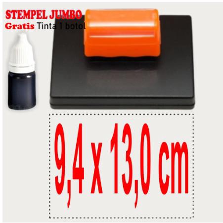 Jual Stempel Flash Custom Ukuran Jumbo Stampel Besar Ukuran 9 x 12 cm ...
