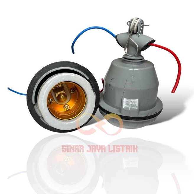 Jual Fitting fiting gantung WD outdoor besi + keramik E40 kualitas ...