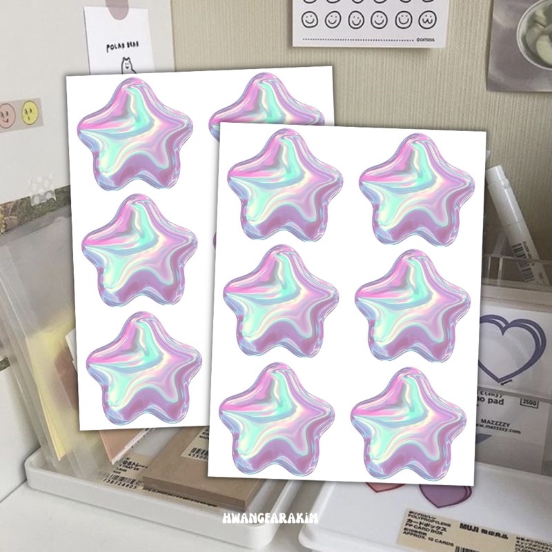 Jual STICKER DECO STAR BINTANG STUFF KOREAN STIKER AESTHETIC ESTETIK ...