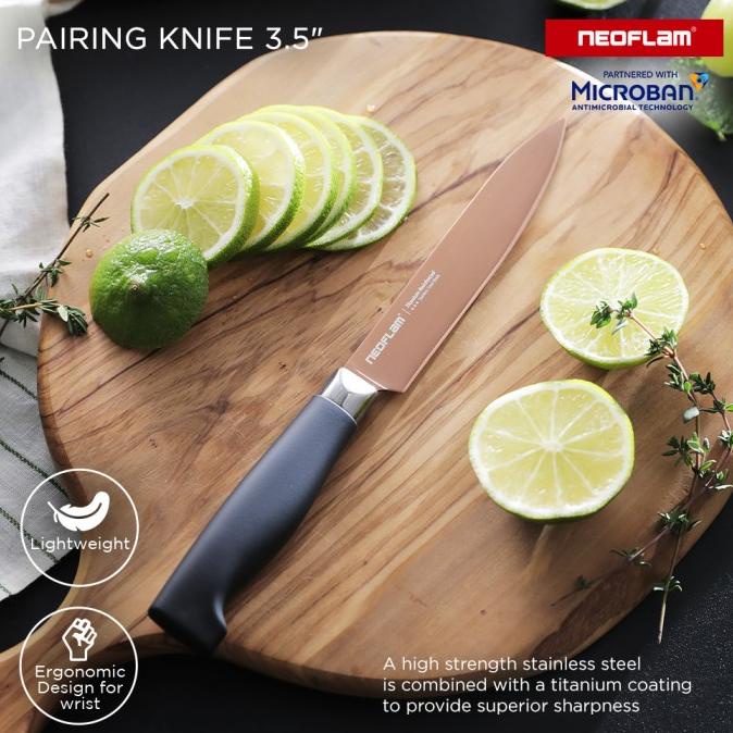 Jual Neoflam Titanium Pairing Knife 3.5" Rose Gold / Pisau Buah ...