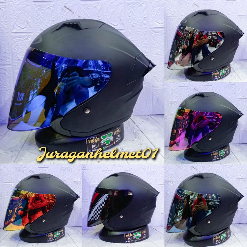 Jual Helm Gift Sargon solid Paket ganteng ( free visor ori ) | Shopee ...