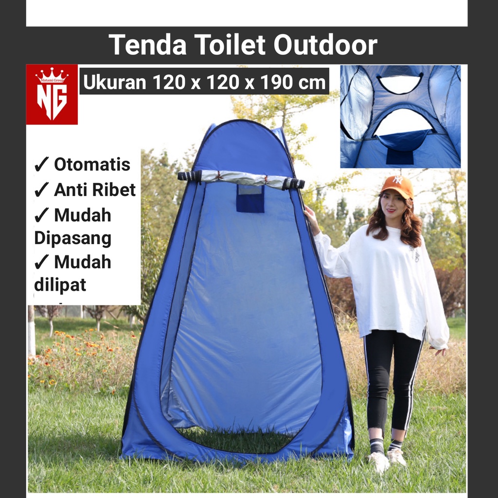 Jual NG Tenda Toilet Lipat Otomatis Portable Ruang Ganti Outdoor ...