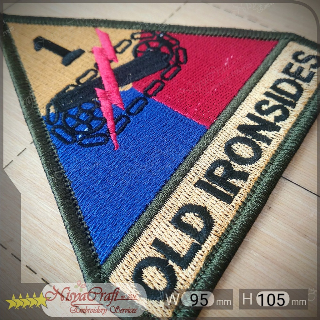 Us Army Ocp 1st Armored Division Old Ironsides Patch US ARMY 1ST