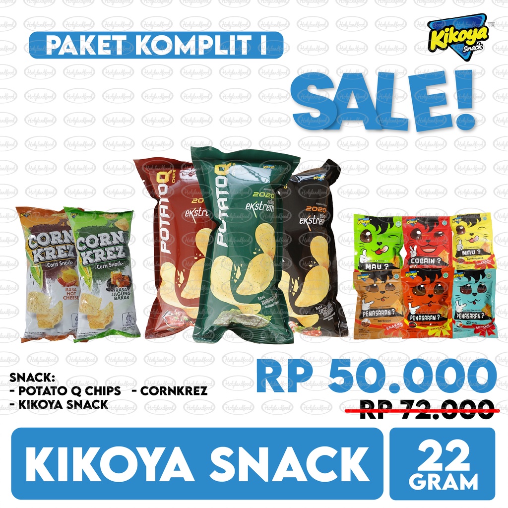 Jual PAKET KOMPLIT - MAKANAN RINGAN CEMILAN KIKOYA | Shopee Indonesia