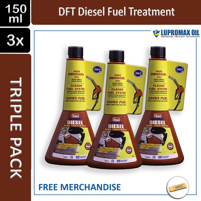 Jual NEW!! 3PCS Lupromax DFT Diesel Fuel Treatment - 150 ml | Shopee Indonesia