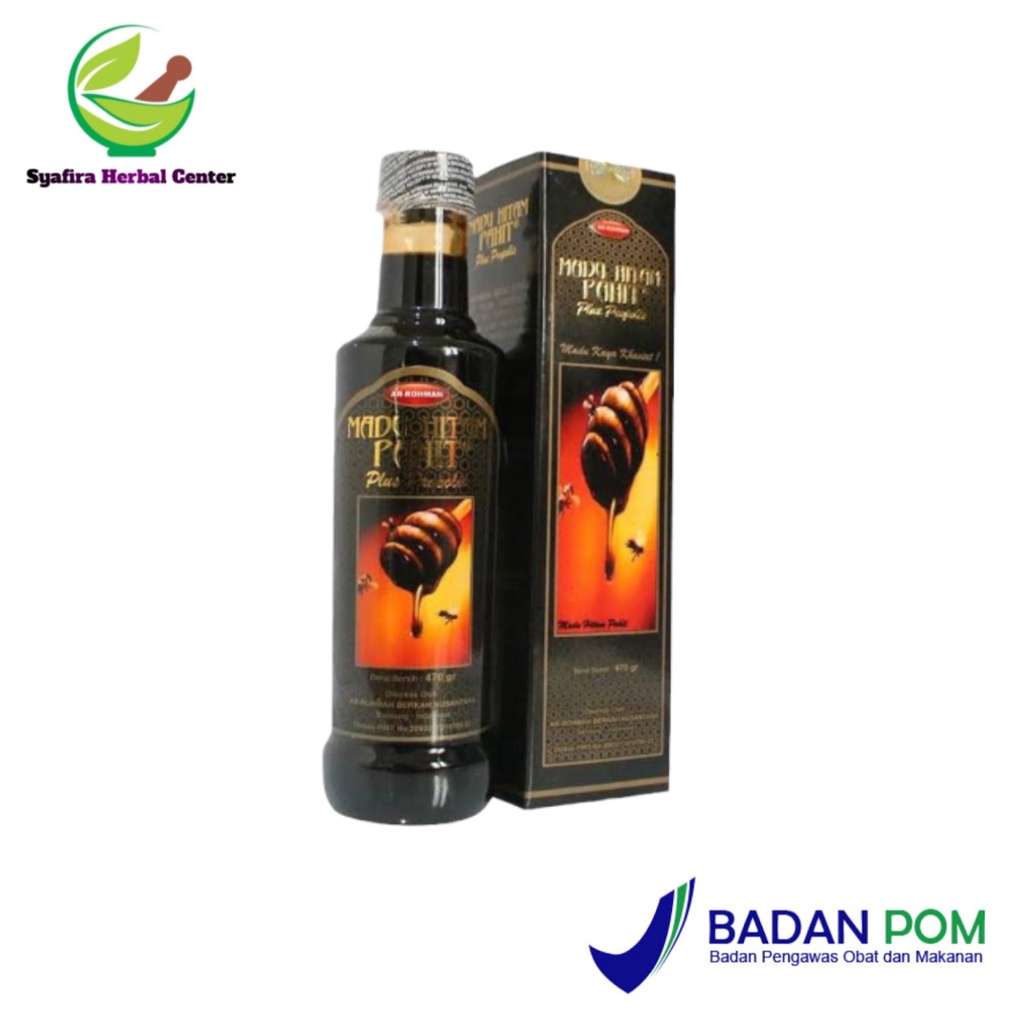 Jual Madu Hitam Pahit Ar Rohmah | Madu hitam Pahit Plus Propolis | Madu ...