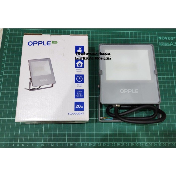 Jual Floodlight Lampu Tembak 20 Watt 20w 20 w EQ Opple SNI Lampu Sorot | Shopee Indonesia