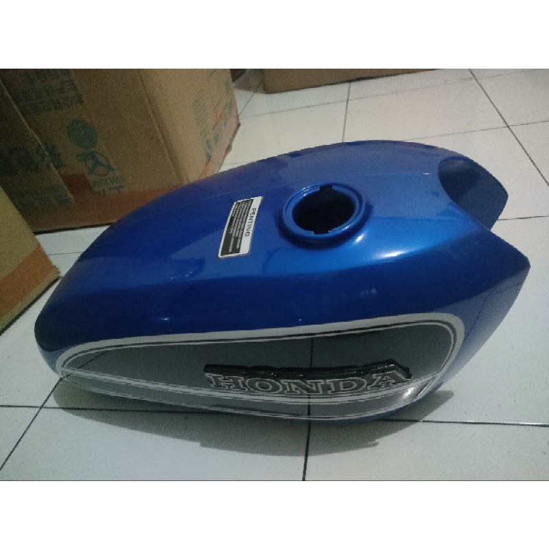 Jual TANGKI CB CAT WARNA BIRU COMBINASI HITAM | Shopee Indonesia