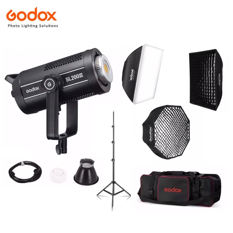 Jual Godox SL200III / SL200III LED Video Light Kit with Case and Light ...