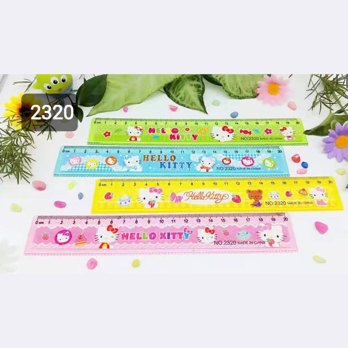 Jual PRO Penggaris ZH Fancy 20cm Sticker / Penggaris Segitiga / Ruler ...