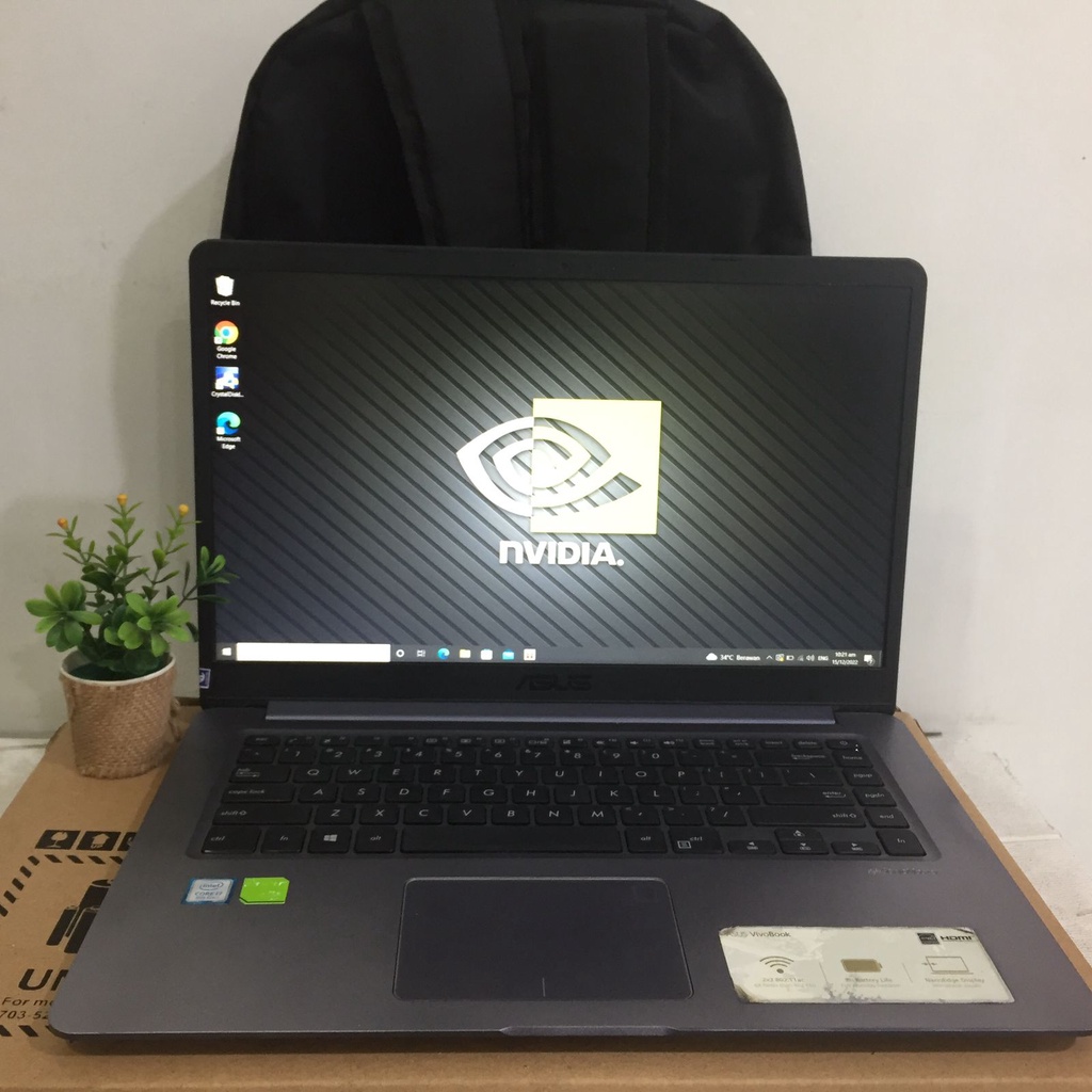 Jual Asus X510UF Core i7 gen 8 RAM 8GB SSD 256GB Nvidia MX150 2GB Slim Mulus Siap Pakai | Shopee ...