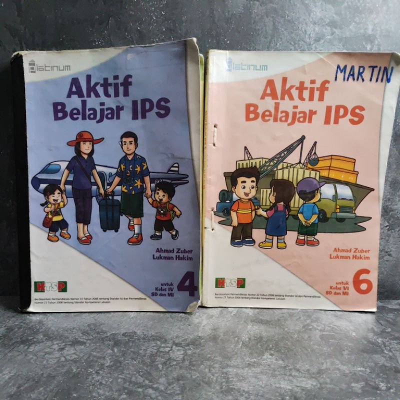 Jual Buku Aktif Belajar IPS kelas 4 dan 6, IV, VI, SD, Platinum, KTSP ...